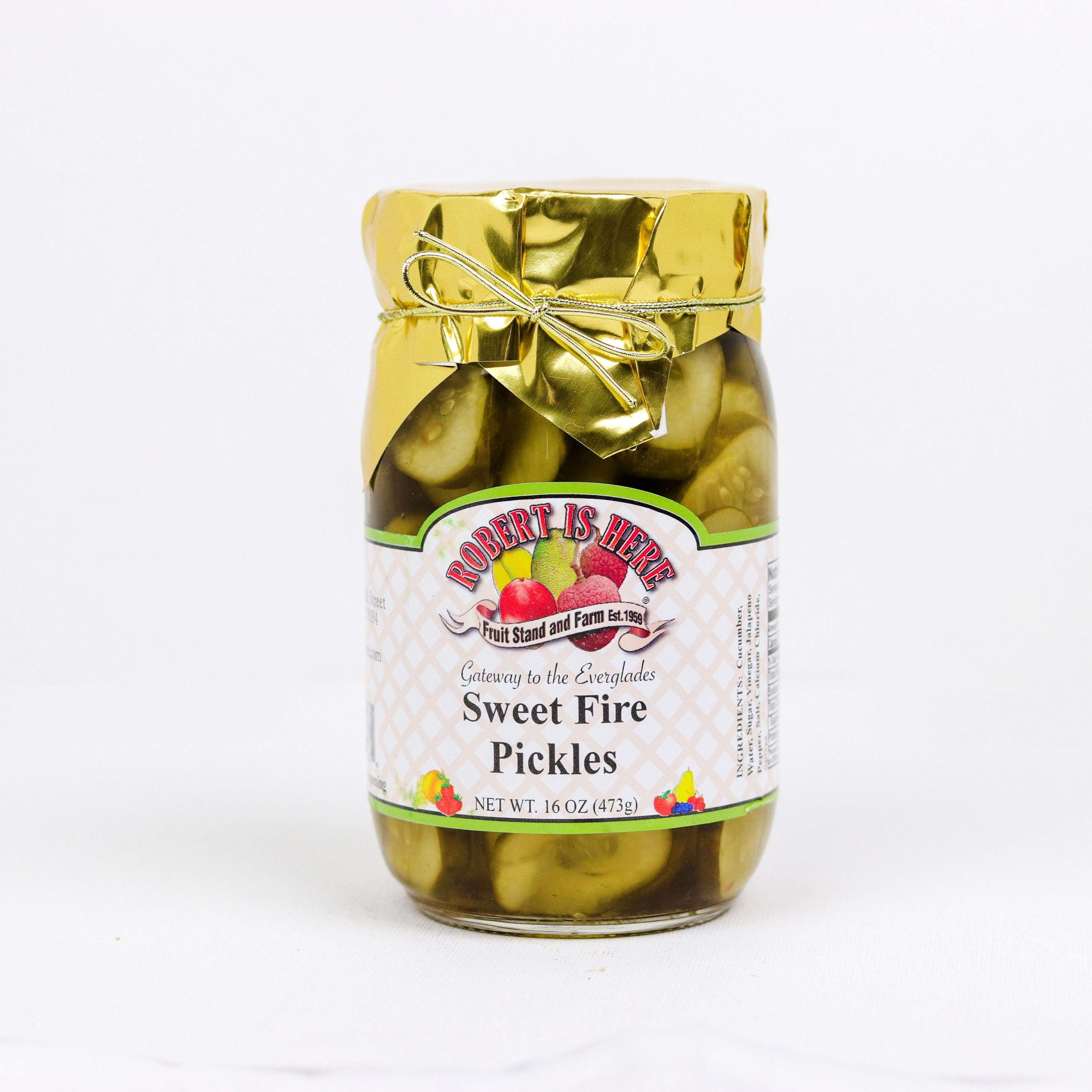 Sweet Fire Pickles – Robert Is Here, Inc.